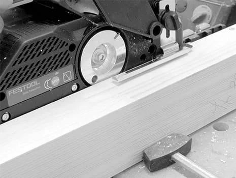 Guide to Rebate Wood with the Electronic Planer - Festool