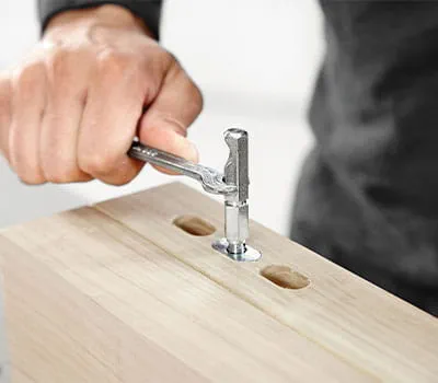 dowelling joint » Rack joints using DOMINO dowels