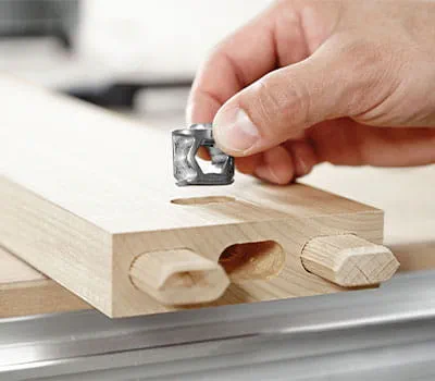 dowelling joint » Rack joints using DOMINO dowels