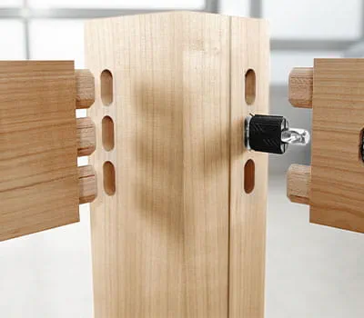 dowelling joint » Rack joints using DOMINO dowels