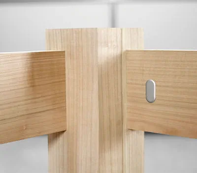 dowelling joint » Rack joints using DOMINO dowels