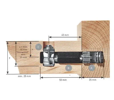 dowelling joint » Rack joints using DOMINO dowels