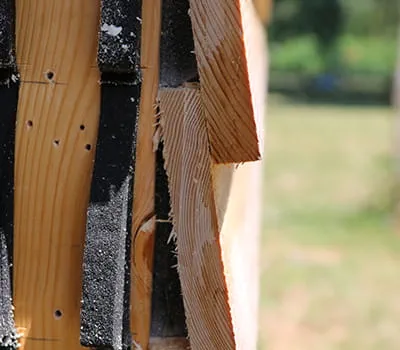 Manufacturing a weatherboard » Instructions with the portable circular saw