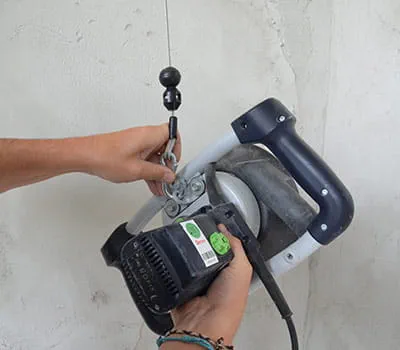 Removing plaster » Instructions for milling off old wall plaster