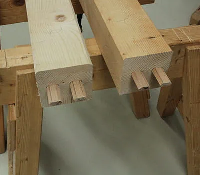 Purlin joint » Guide to post and purlin joints