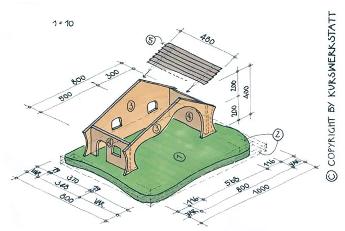 Build your own nativity scene | Wooden nativity scene